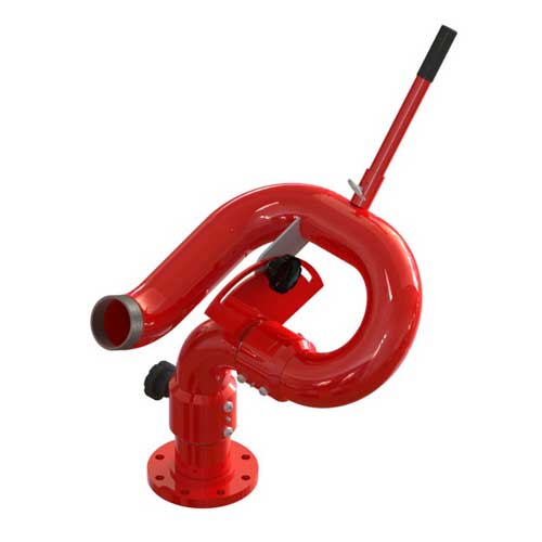 FP4S-2000 Inlet Stainless Steel Station Fire Monitor | 4" Waterway ...