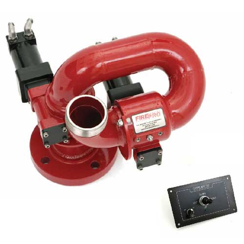 FP3-750-HYD Hydraulic Fire Monitor | 2.5" Waterway, 250 thru 1,000 GPM ...