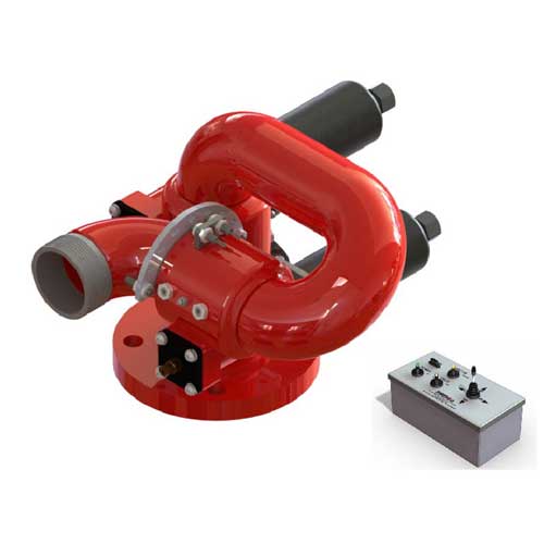 FP1-125-RC Remote Control Fire Monitor | 1.5" Waterway, 50-350 GPM ...